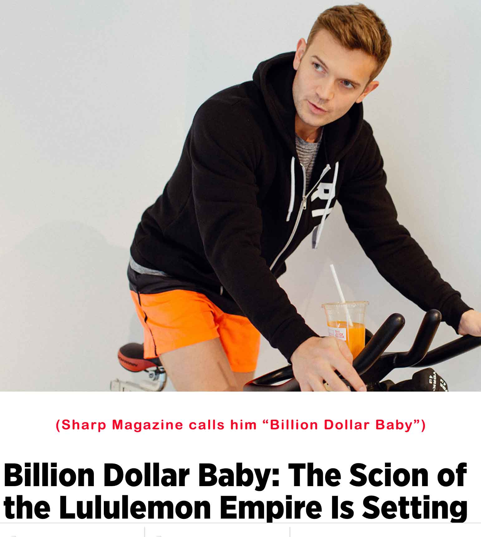 Indoor Cycling Society » Lululemon family John Wilson Billionaire owes ...